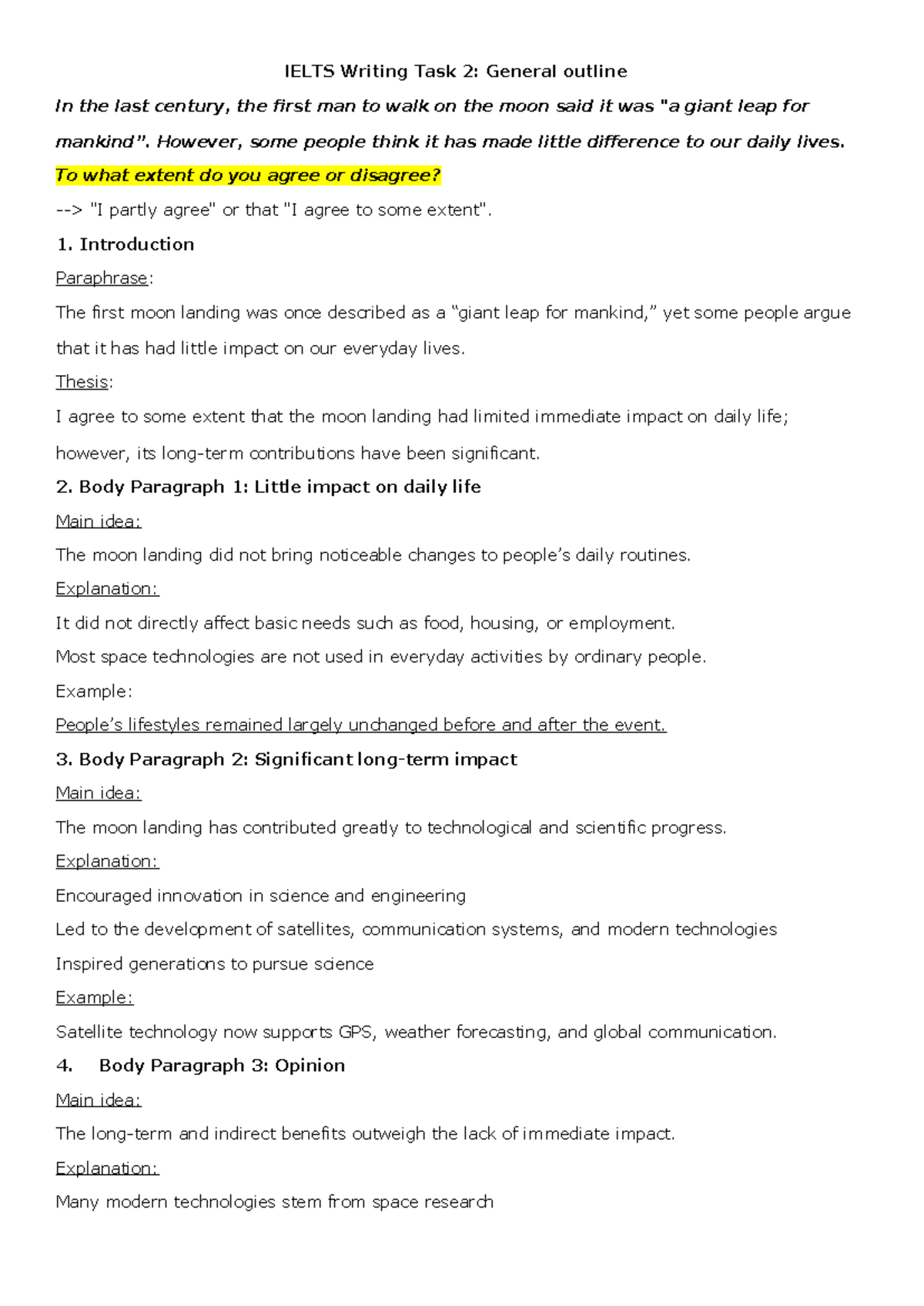 IELTS Writing Task 2: Comprehensive Guide and Strategies - Studocu