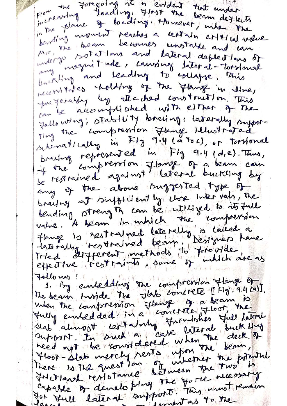 Lateral Buckling of Beams: Analysis and Restraint Methods - Studocu