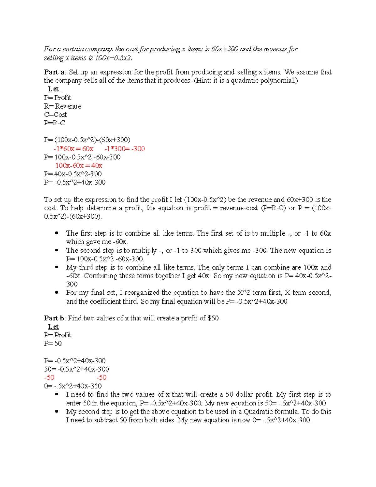 Problem Set 6-3 Solutions and Explanations - Studocu