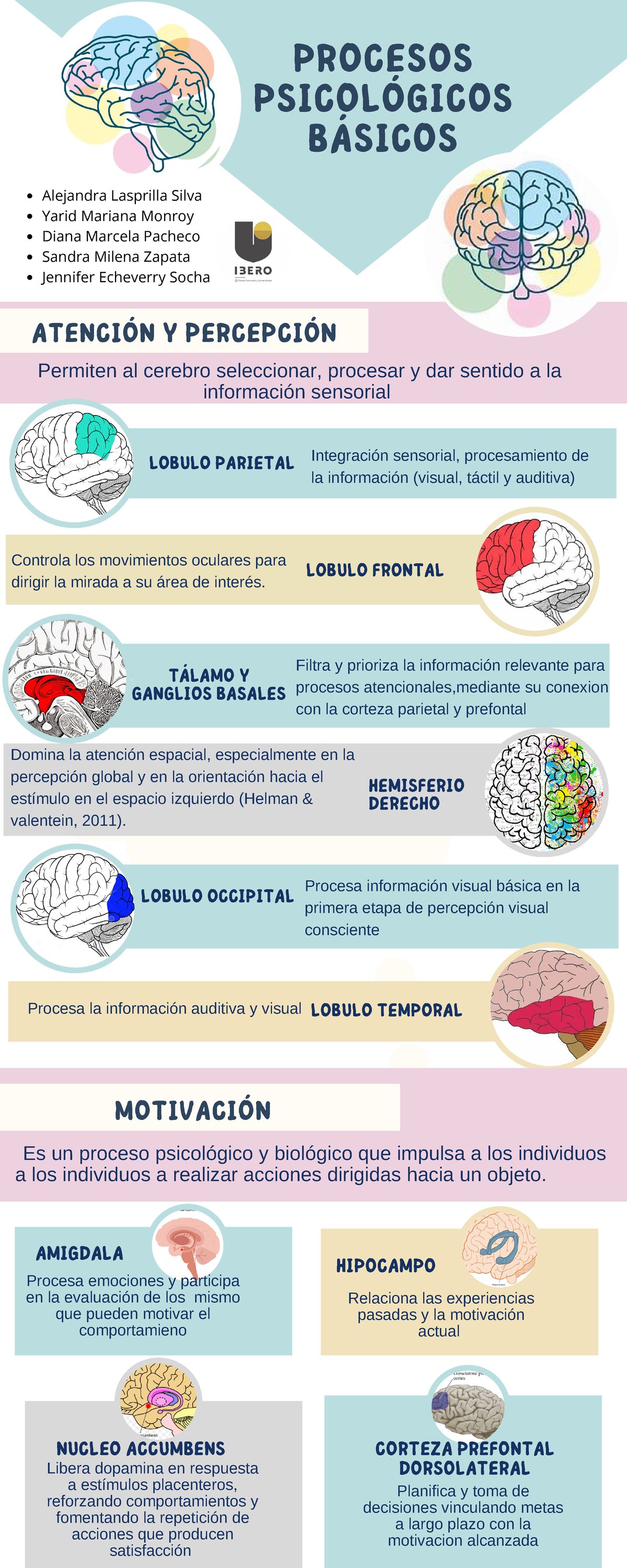 Infografia procesos psicologicos - PROCESOS PSICOLÓGICOS BÁSICOS Alejandra Lasprilla Silva Yarid ...