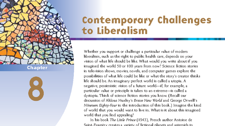 30-1 Ch08: Contemporary Challenges to Liberalism - Key Concepts ...