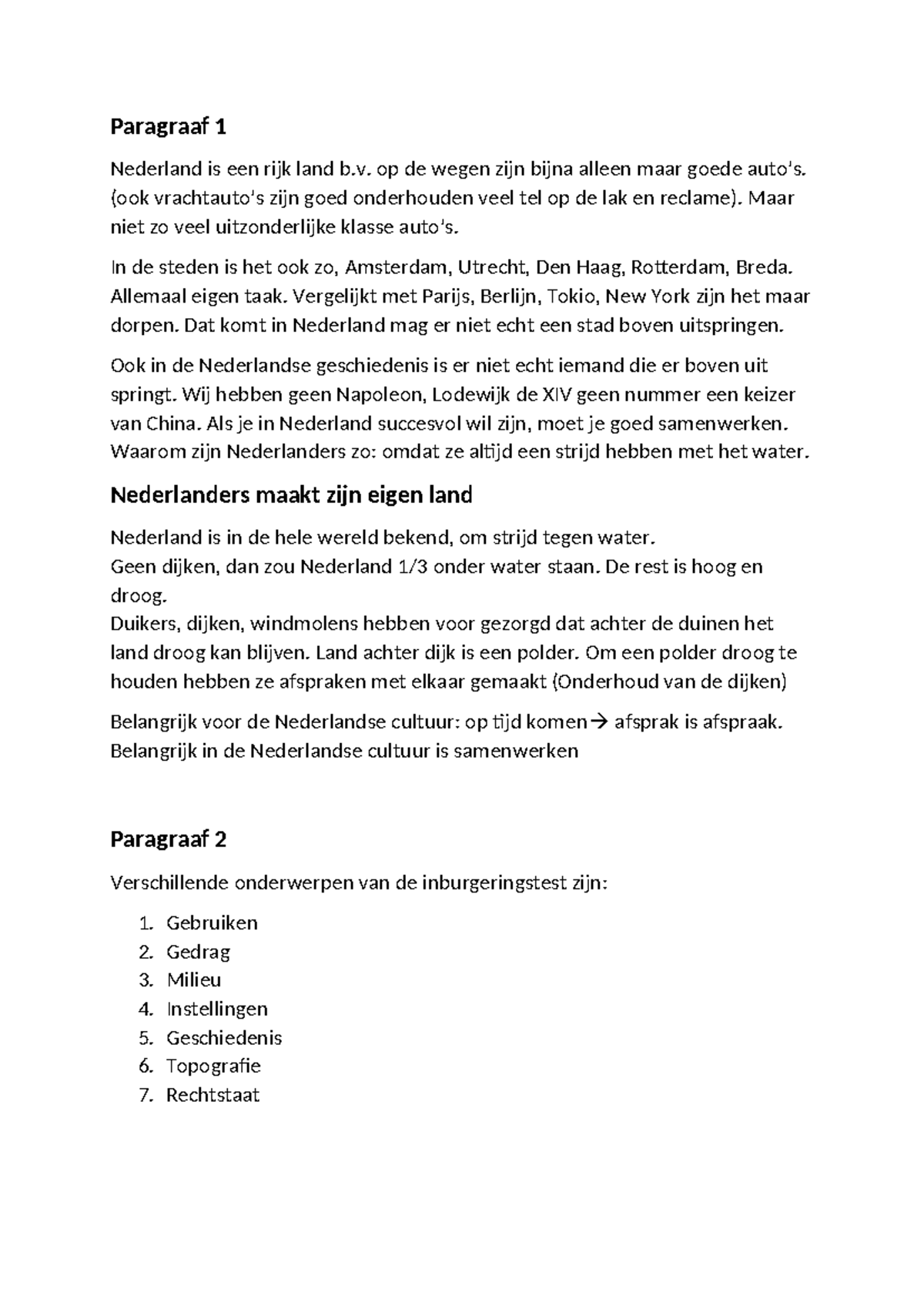 LEGO Samenvatting Levensbeschouwing - Inburgeringstest & Cultuur ...