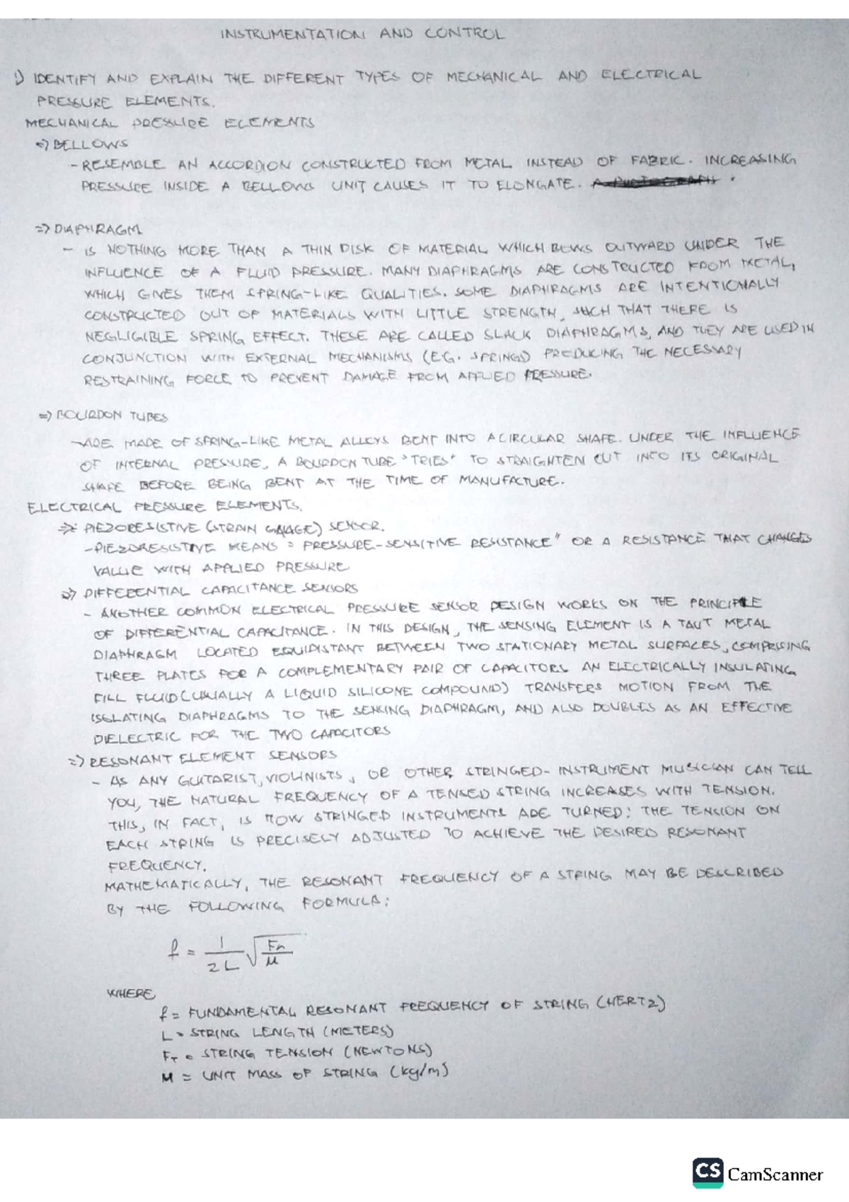 Controll system - Module 1 - Electrical Engineering - Studocu