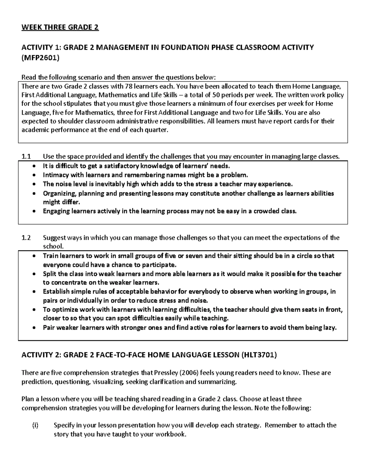 Grade 7 Technology Term 2 Worksheet: Structures & Exercises - Studocu
