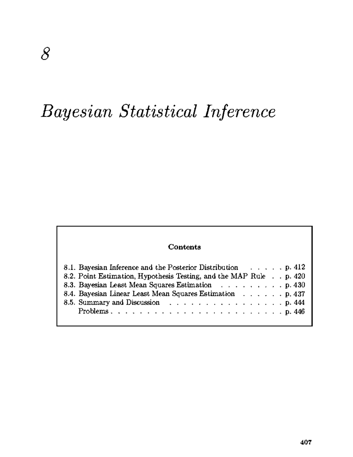 Bayesian Statistical Inference: Key Concepts and Methods (Course Code ...