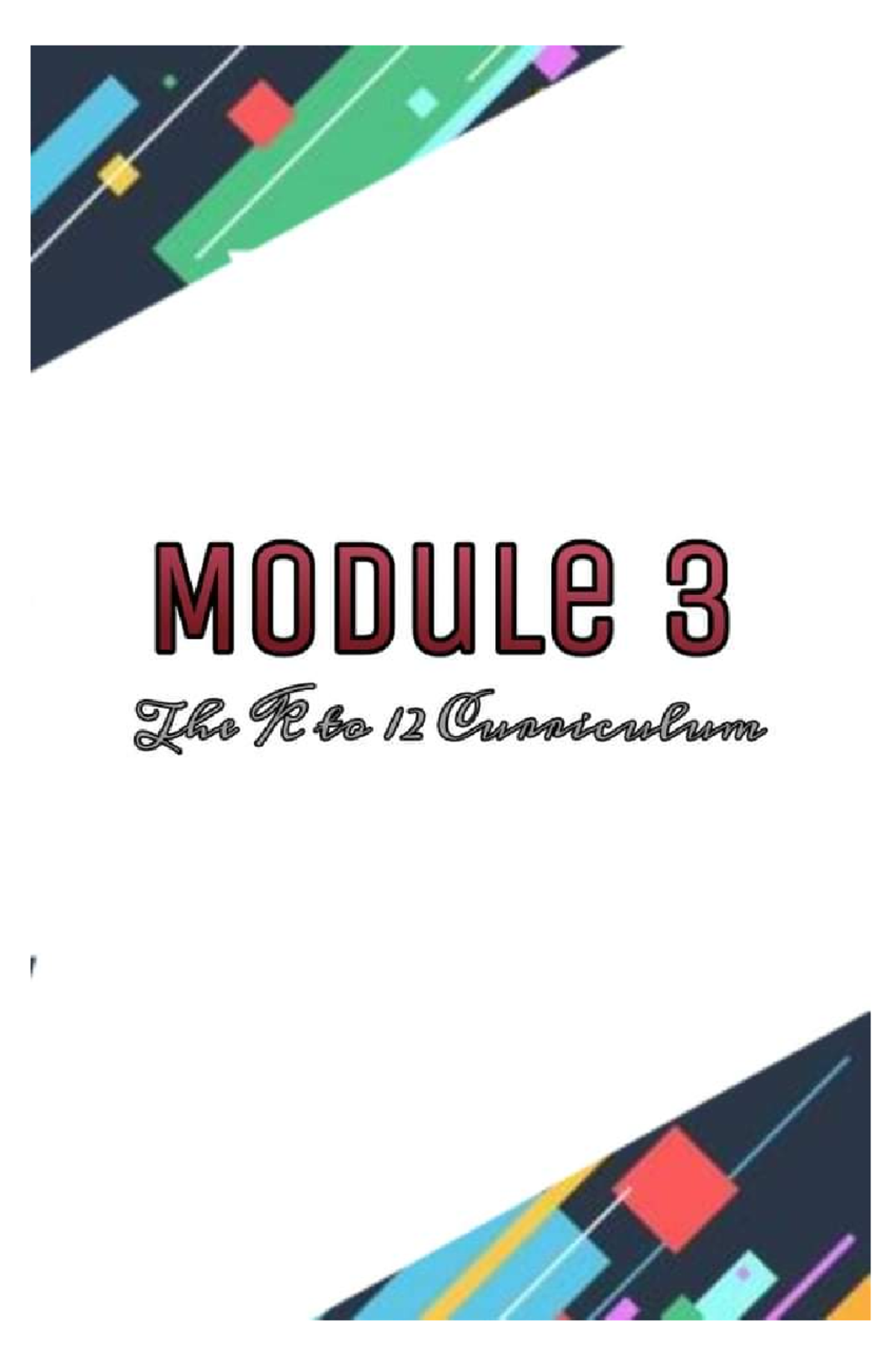 TIP-Module-3 - Module 3 with Key Answers - Bachelor of Elementary ...