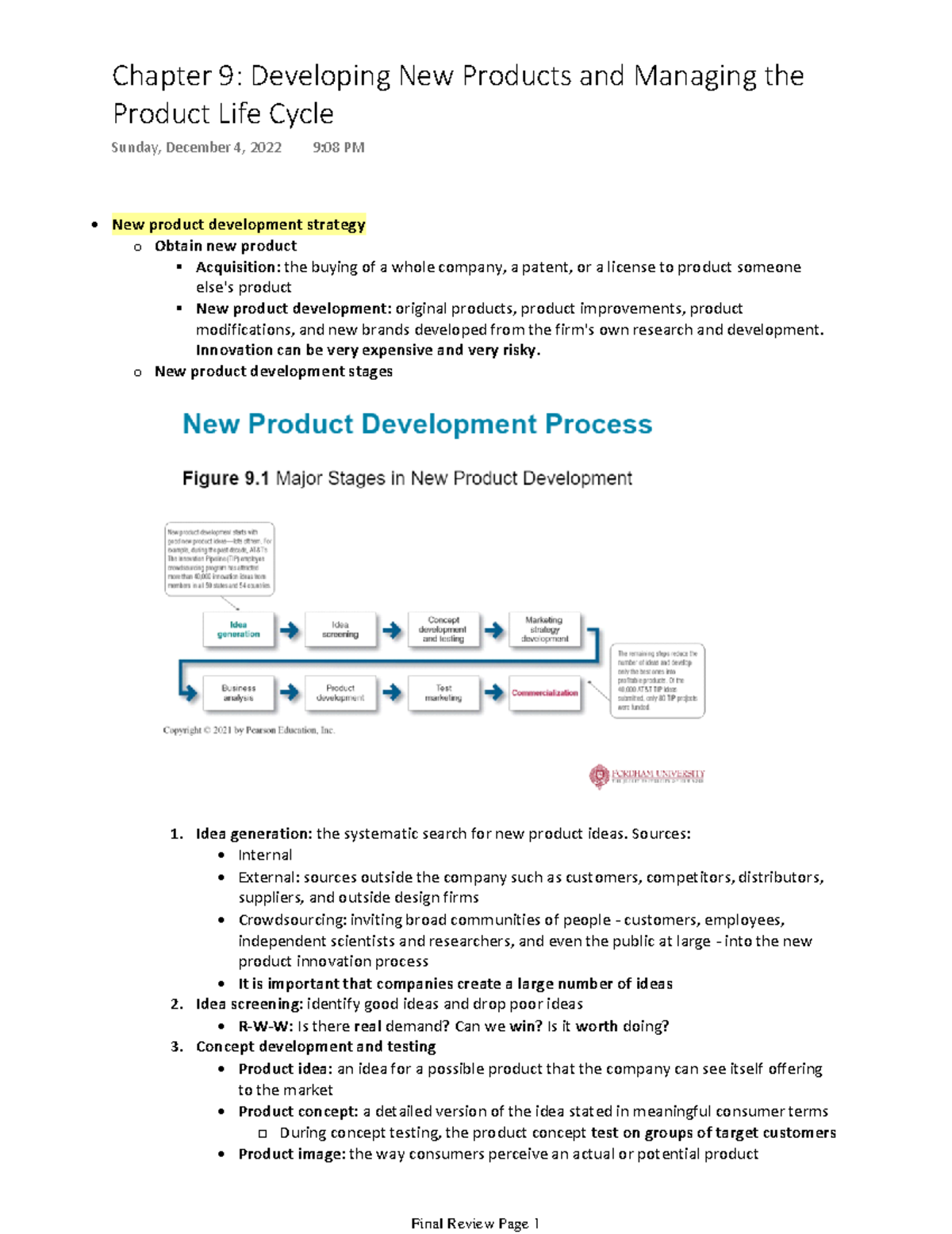 Chapter 9: New Product Development & Product Life Cycle Management ...