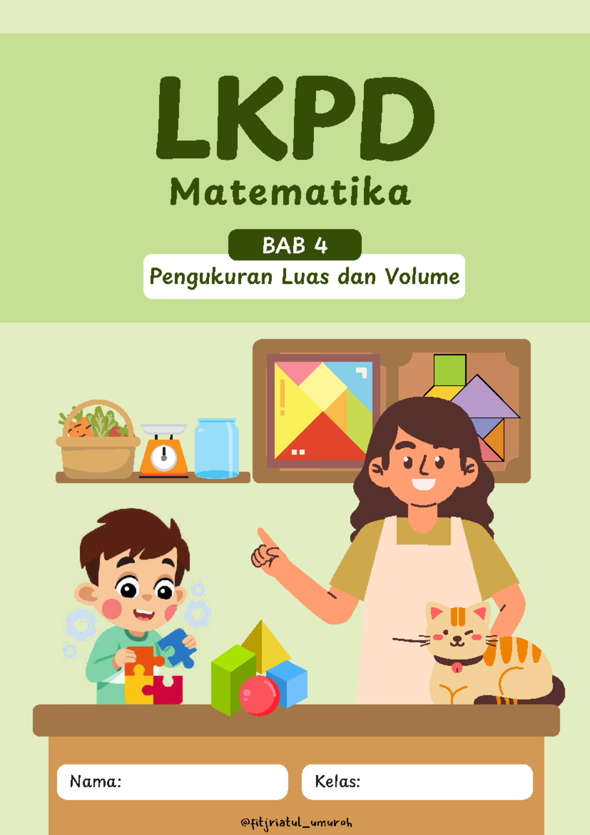 LKPD MTK SMT 2: Pengukuran Luas dan Volume Kelas 3 - Studocu