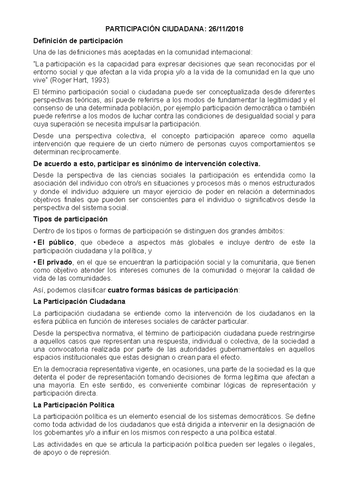 Participación Ciudadana: Definición y Tipos de Participación Social ...