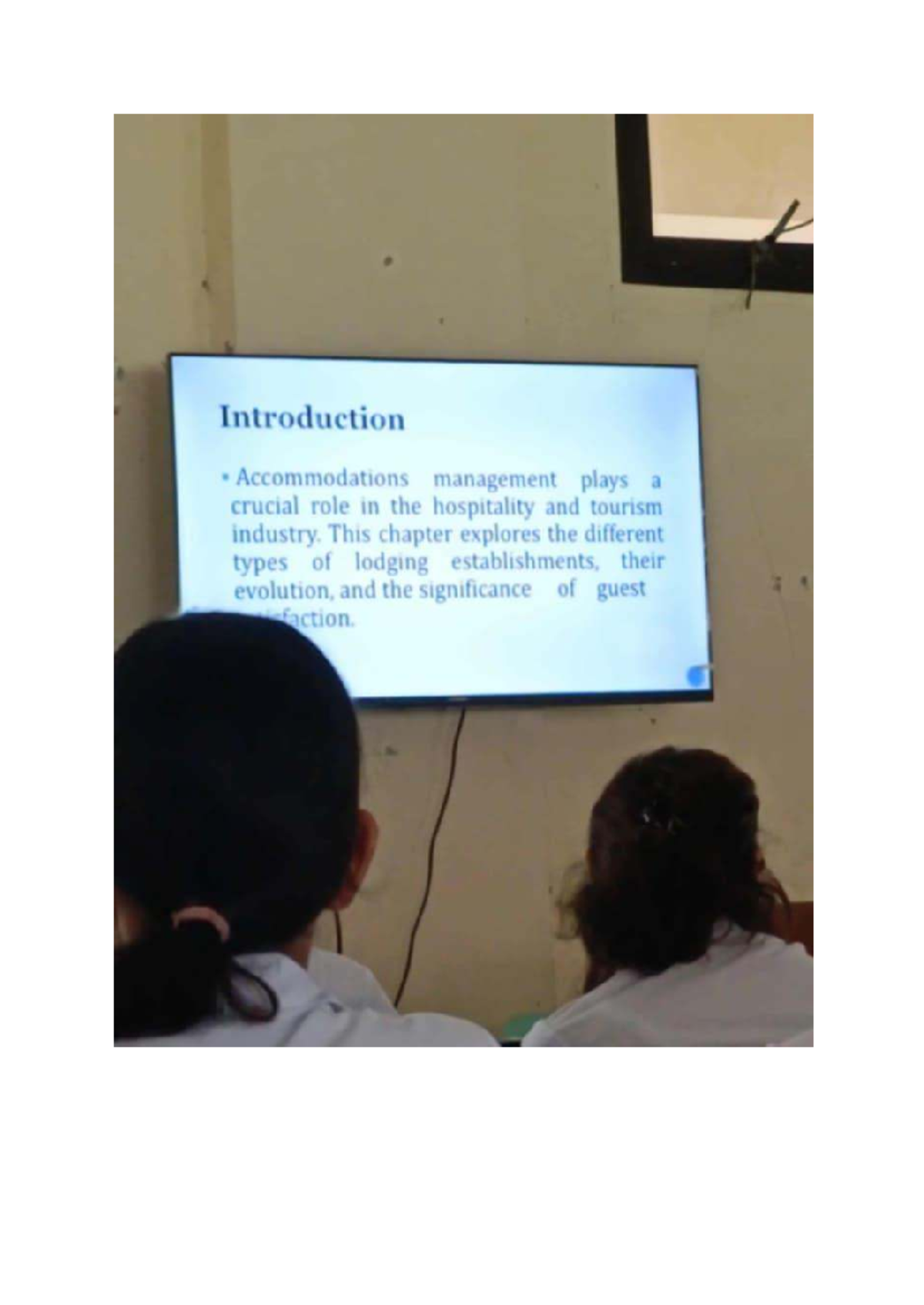 Chapter 1: The Role of Accommodation Management in Hospitality - Studocu