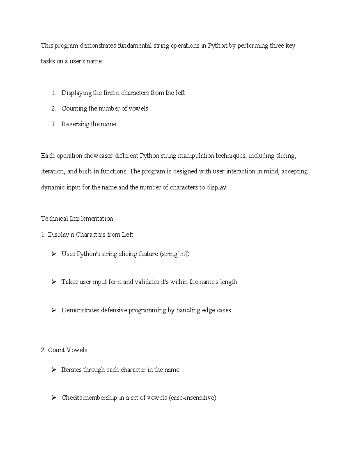 CS 1101 Programming Assignment 5: String Operations in Python - Studocu