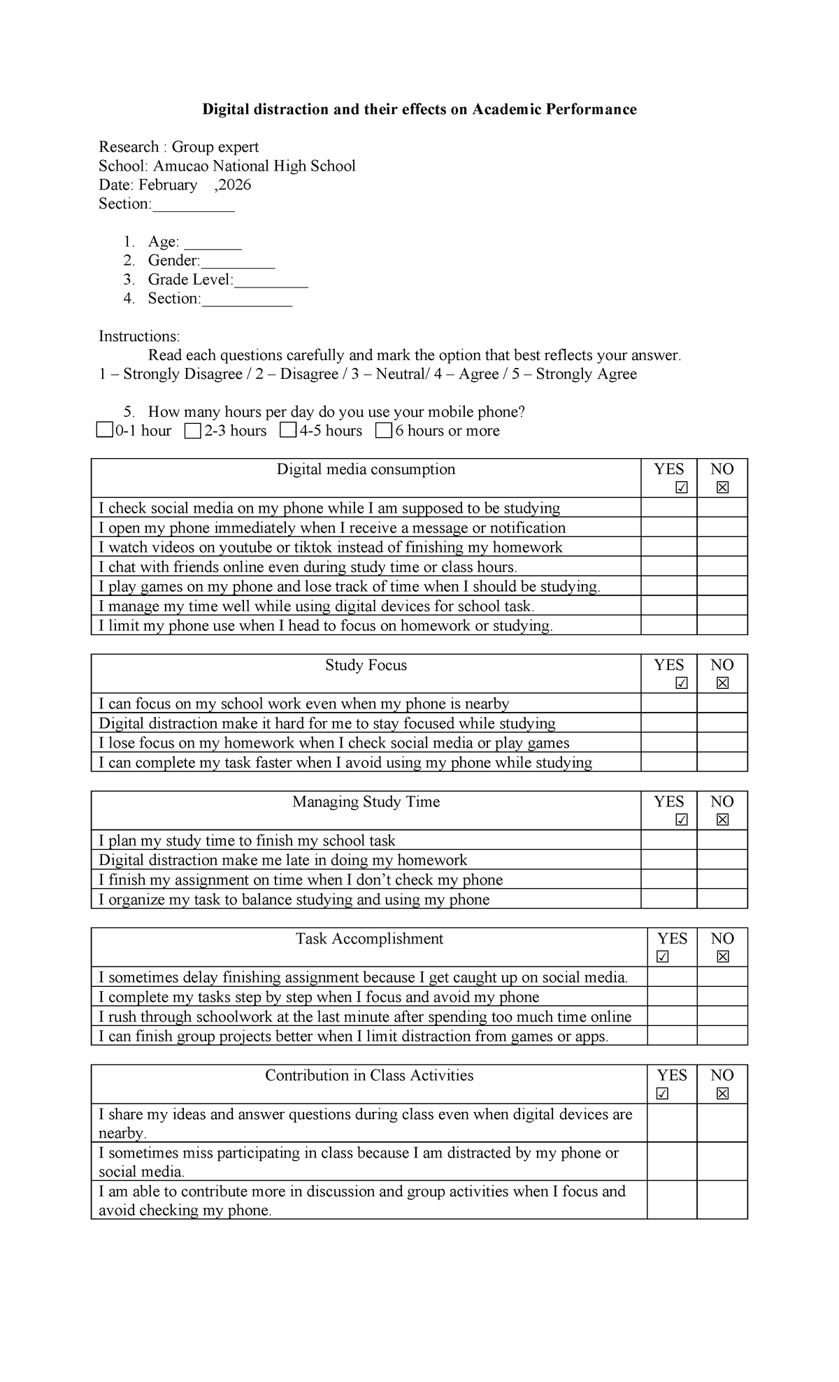 Digital Distraction Effects on Academic Performance: Research Survey ...