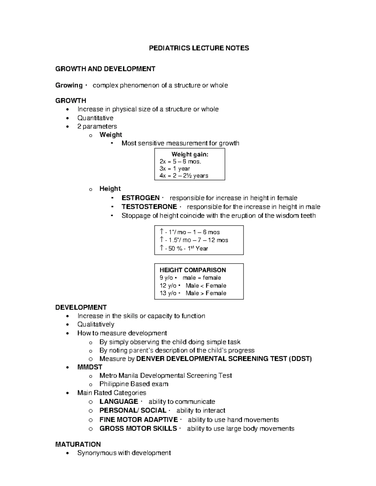 Transes - Maternal & Child Health Nursing Notes (Final Exam Study Guide ...