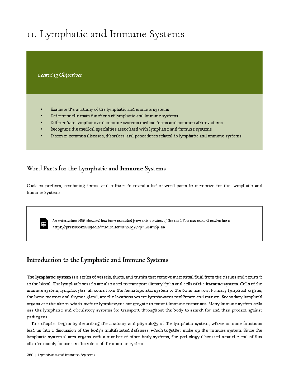 11. Lymphatic and Immune Systems: Key Concepts and Terminology Overview ...