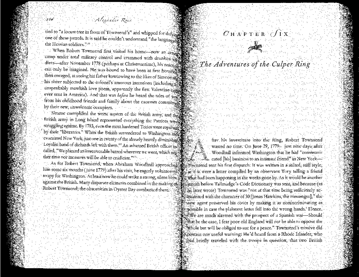 164 Alexander Rose: Insights on the Culper Ring and Revolutionary ...