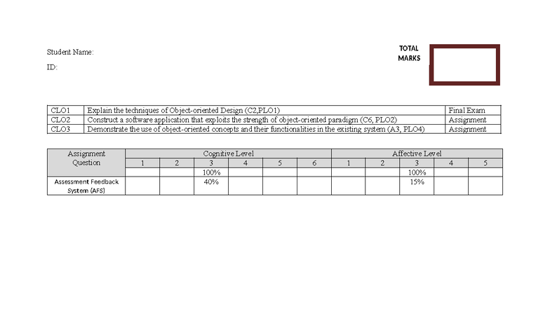 2511-OODJ Final Exam Assignment: Software Design Techniques - Studocu