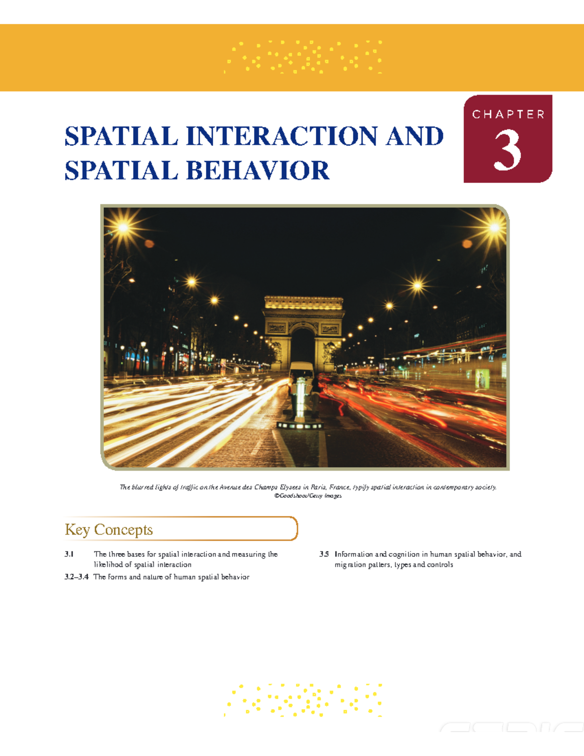 SPATIAL INTERACTION AND BEHAVIOR IN HUMAN GEOGRAPHY (GEOG 3) - Studocu