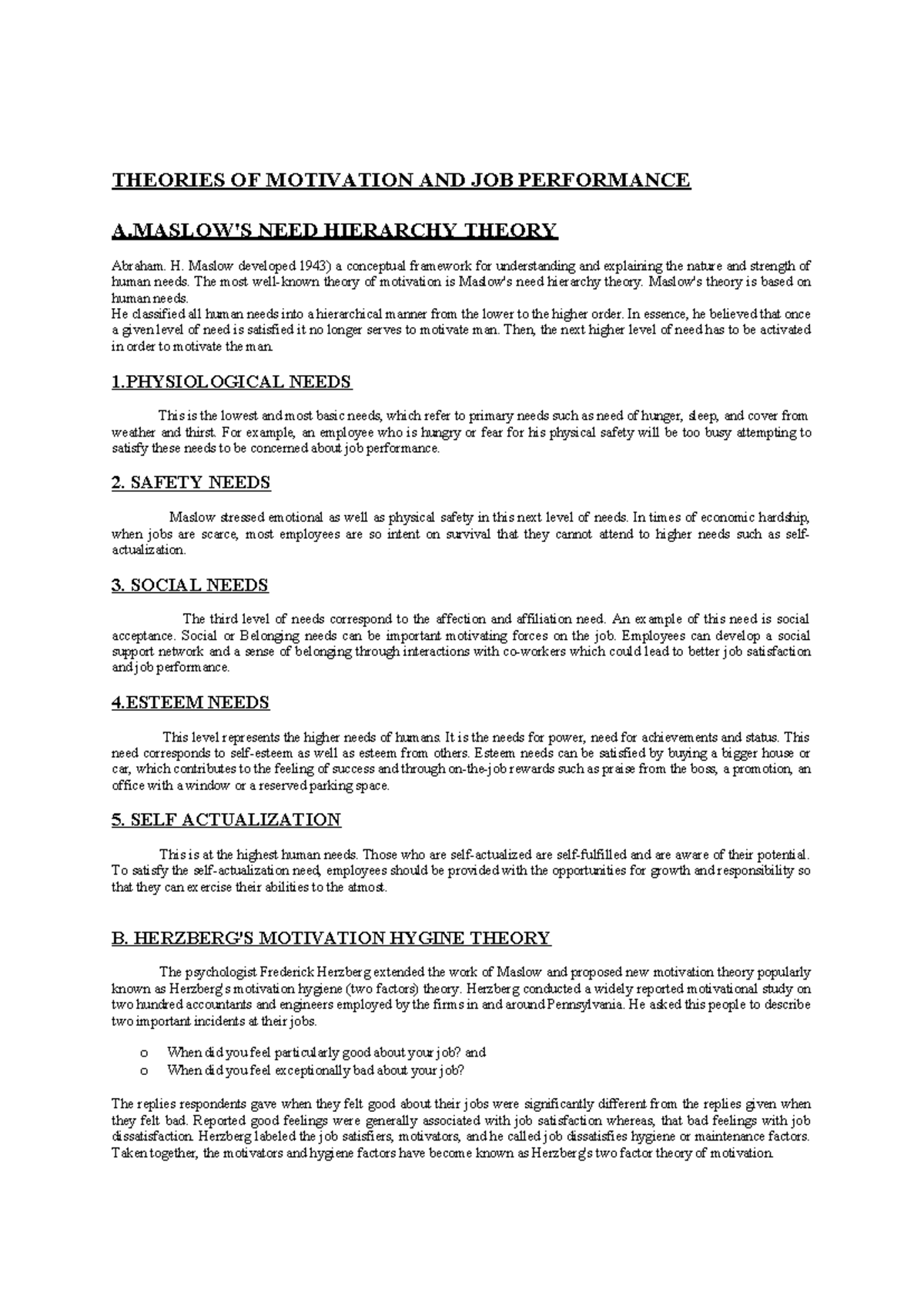 DOC-20260306-WA0000 - Theories of Motivation & Job Performance Analysis ...