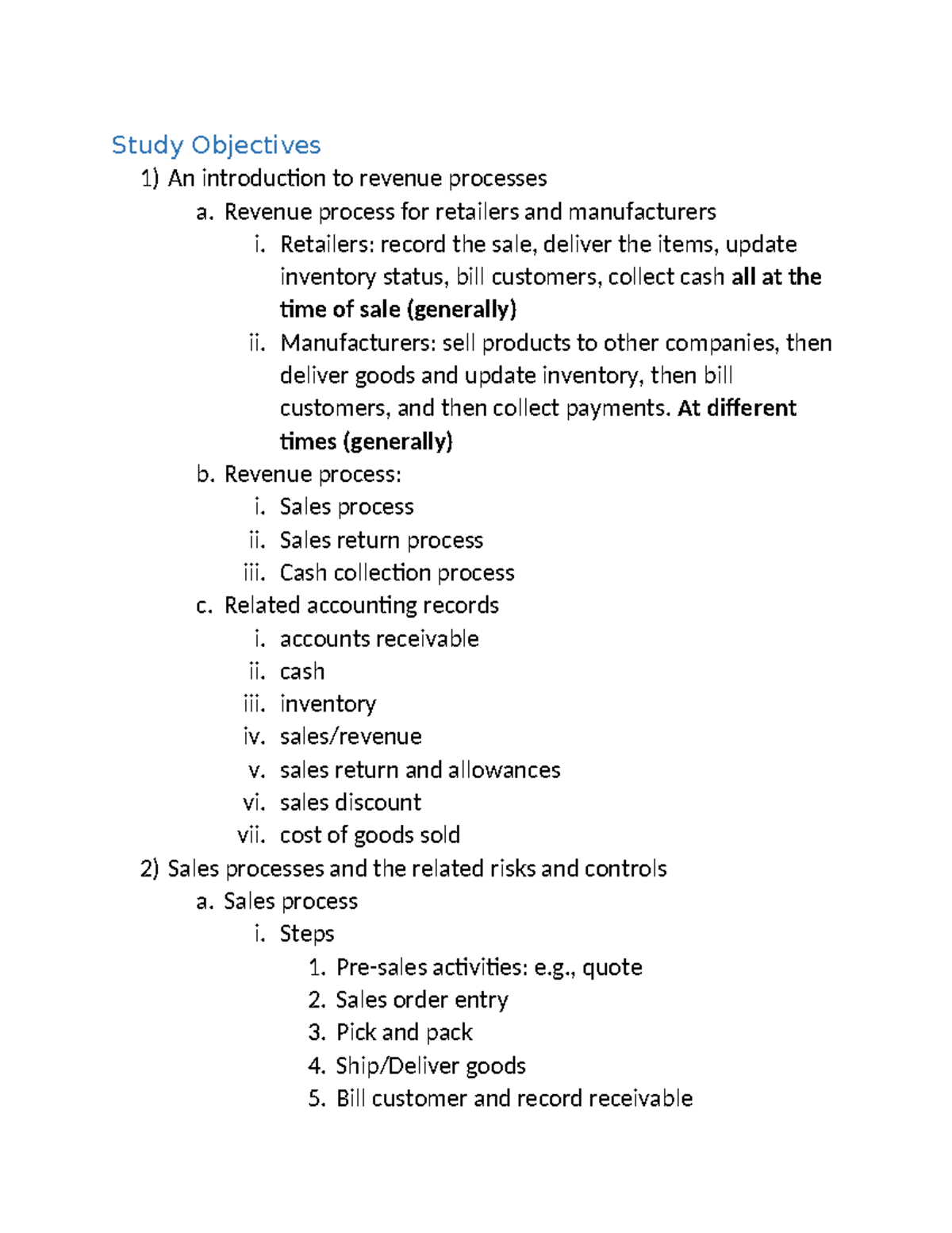 Cash Collection and Revenue Processes: Risks, Controls, and ...