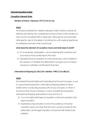 [Solved] Brief summary of Barnard v Santam 1999 1 SA 202 SCA case - Law ...