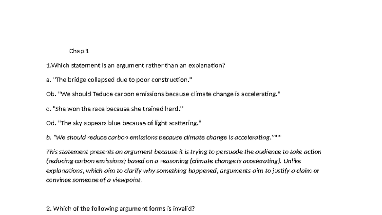 Quiz Logic - Trắc Nghiệm Logic (Course Code: LOG101) - Studocu