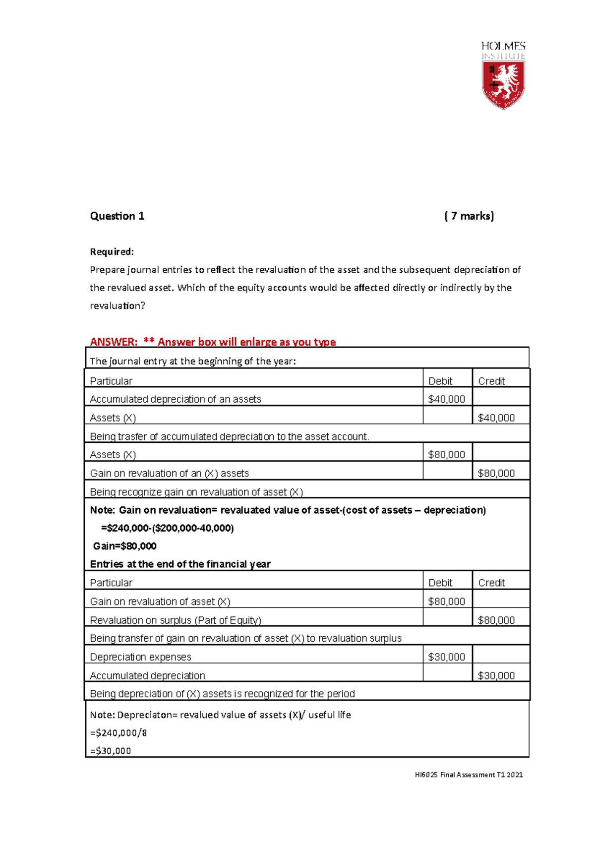 HI6025 Final Assessment T1 2021 - HI6025 - Studocu