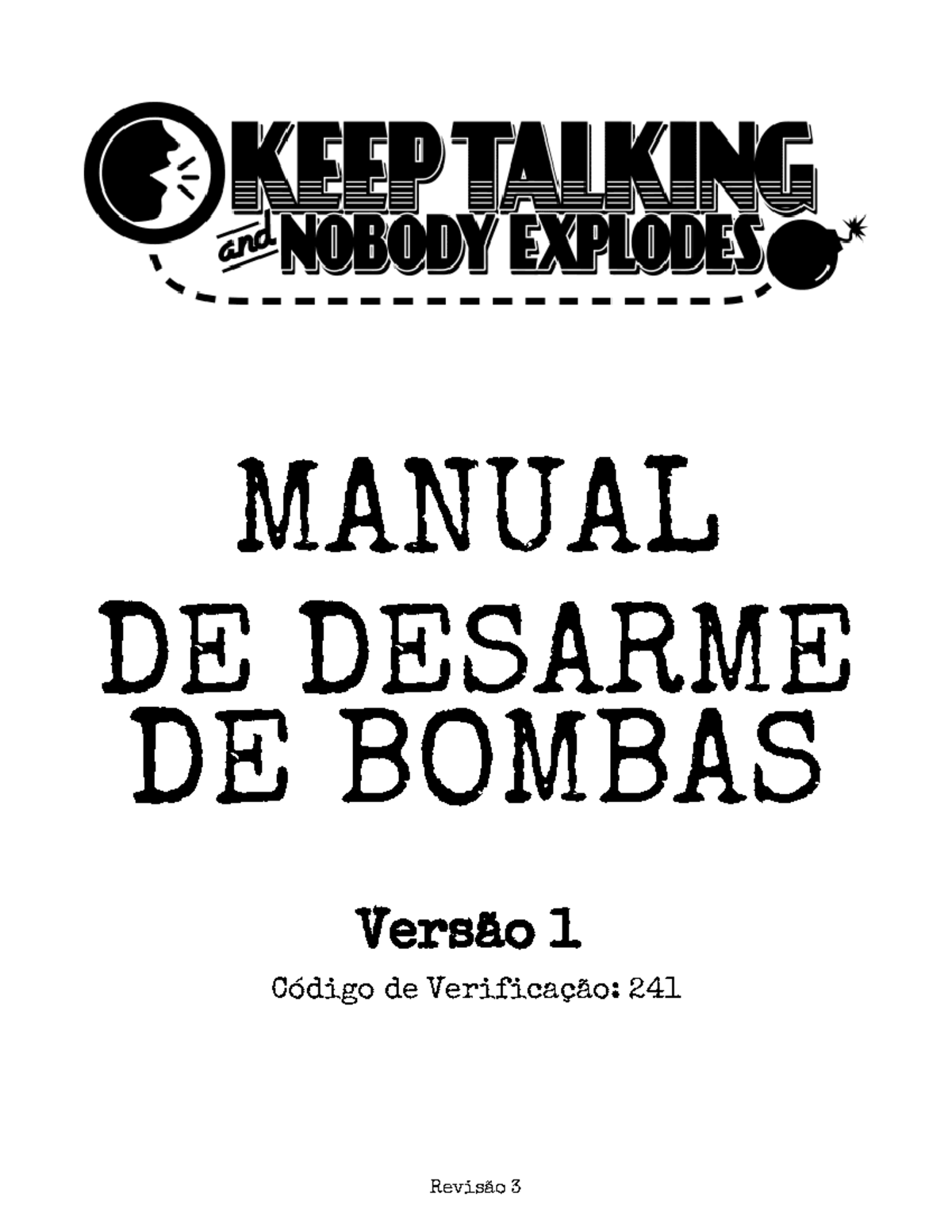 Manual de Desarme de Bombas - Keep Talking and Nobody Explodes v1 - Studocu