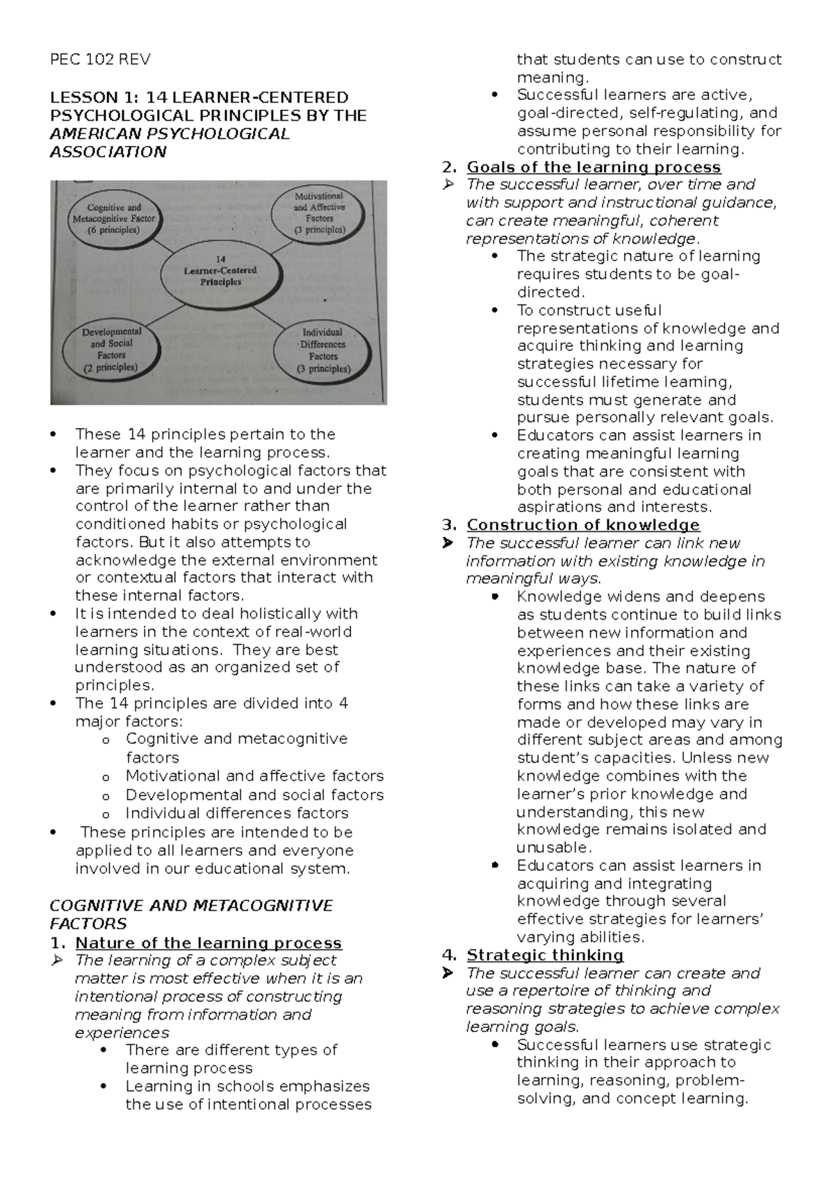 PEC 102 REV - Additional informations for the subject. - PEC 102 REV ...