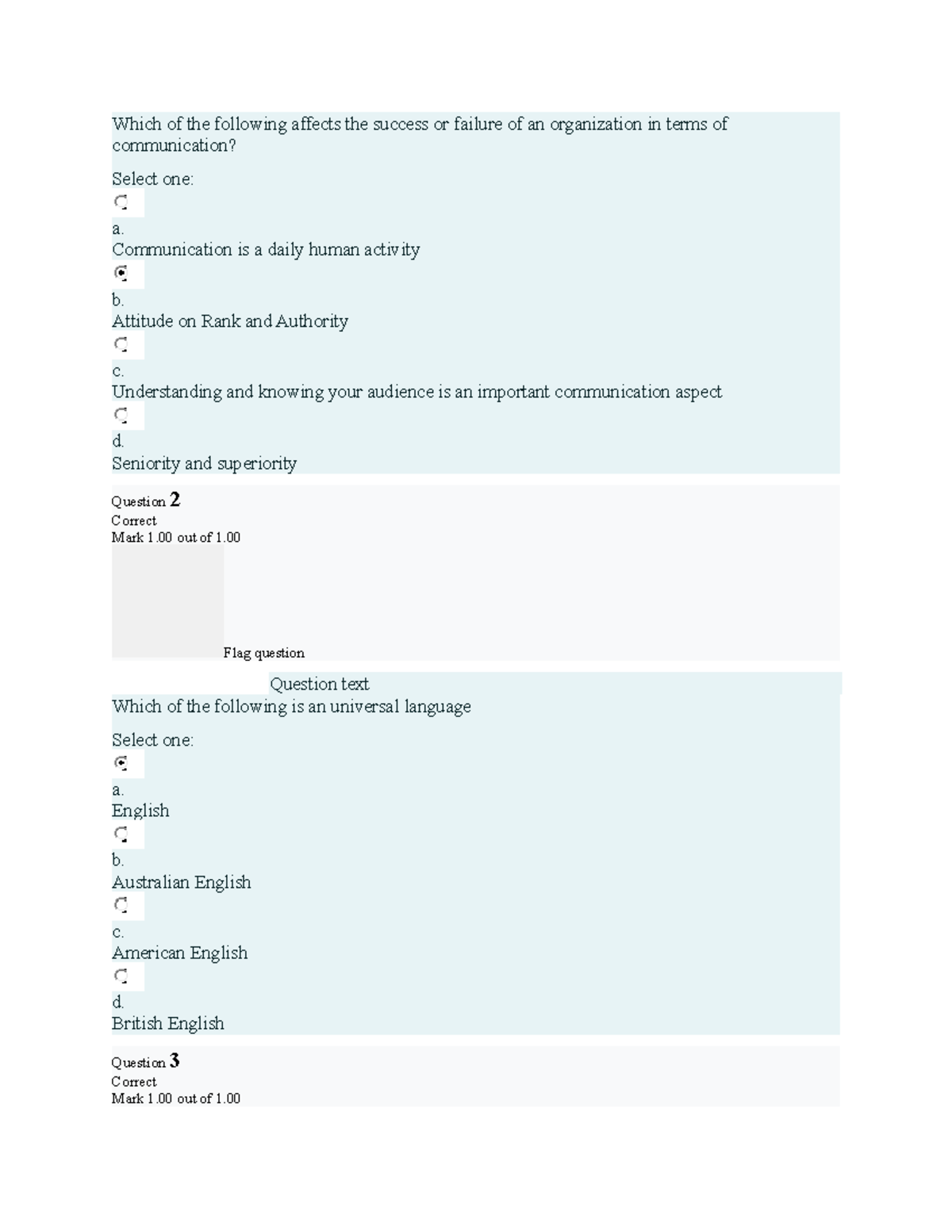 Purposive 1 - Prelim Quiz on Effective Communication Principles - Studocu