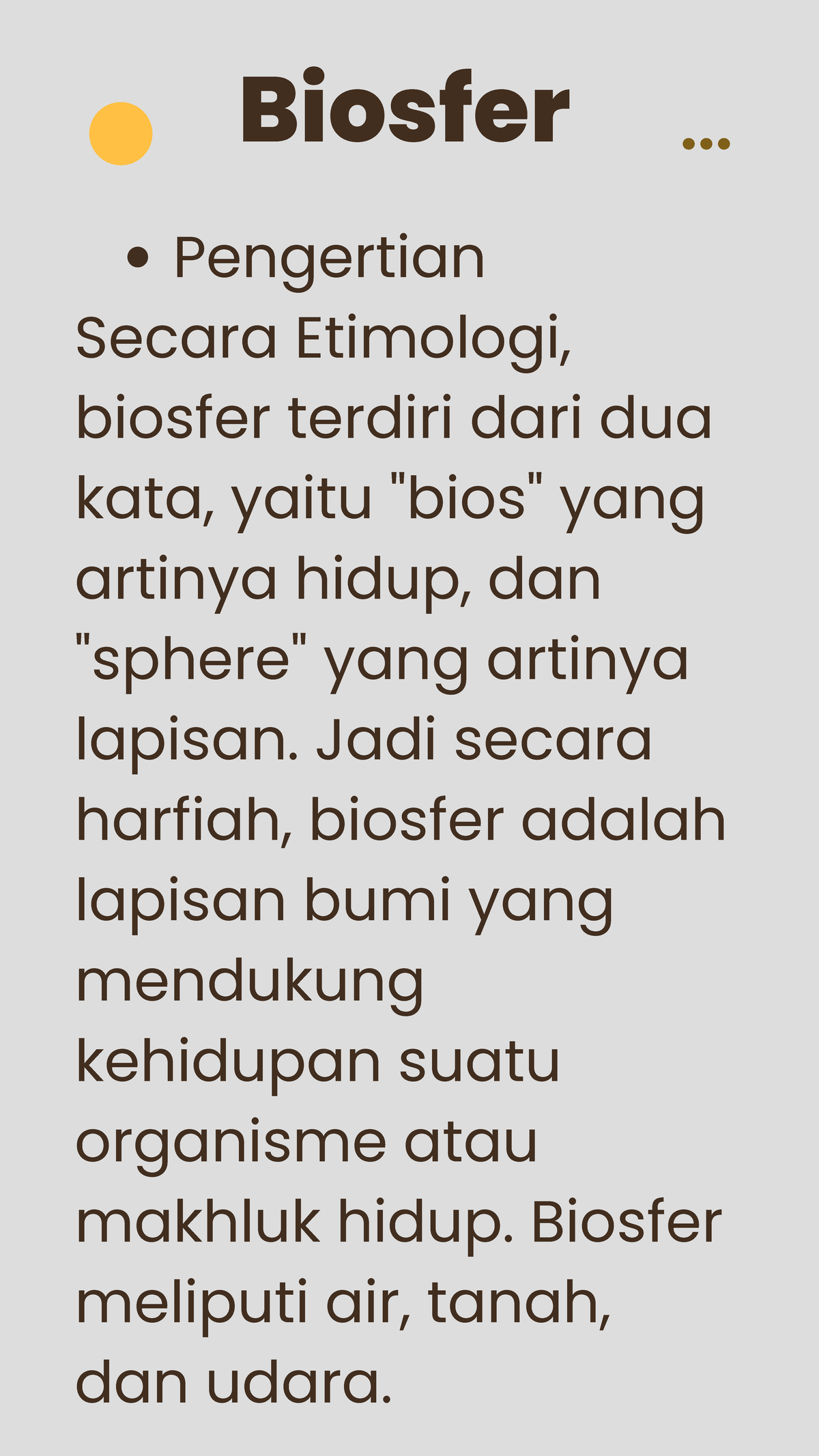 Pengertian Biosfer - Biologi - Pengertian Secara Etimologi, biosfer ...