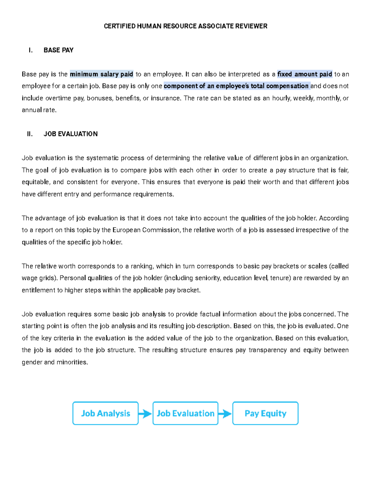 CHRA 101 Final Review - Comprehensive Lecture Notes on Payment - Studocu