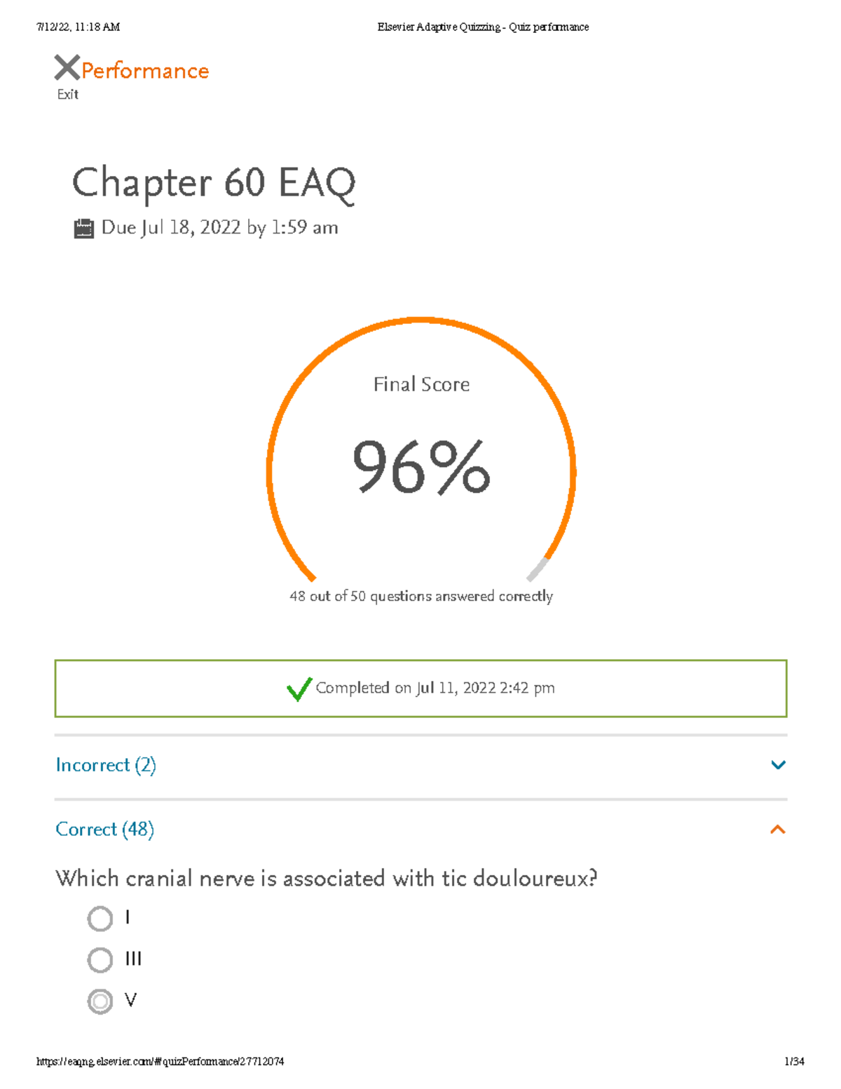 Chapter 60 EAQ Review: Key Concepts and Test Strategies for Success ...