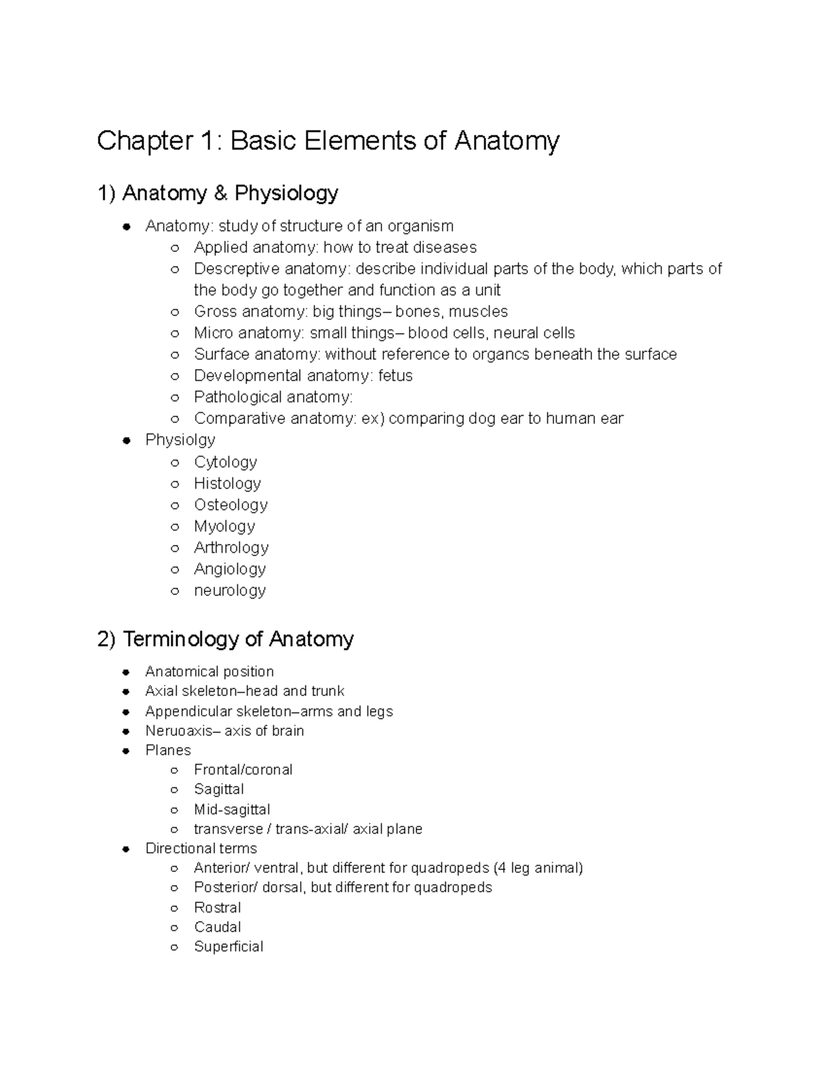 SHS 302 Exam 1 - Lecture Notes on Anatomy and Ear Physiology - Studocu