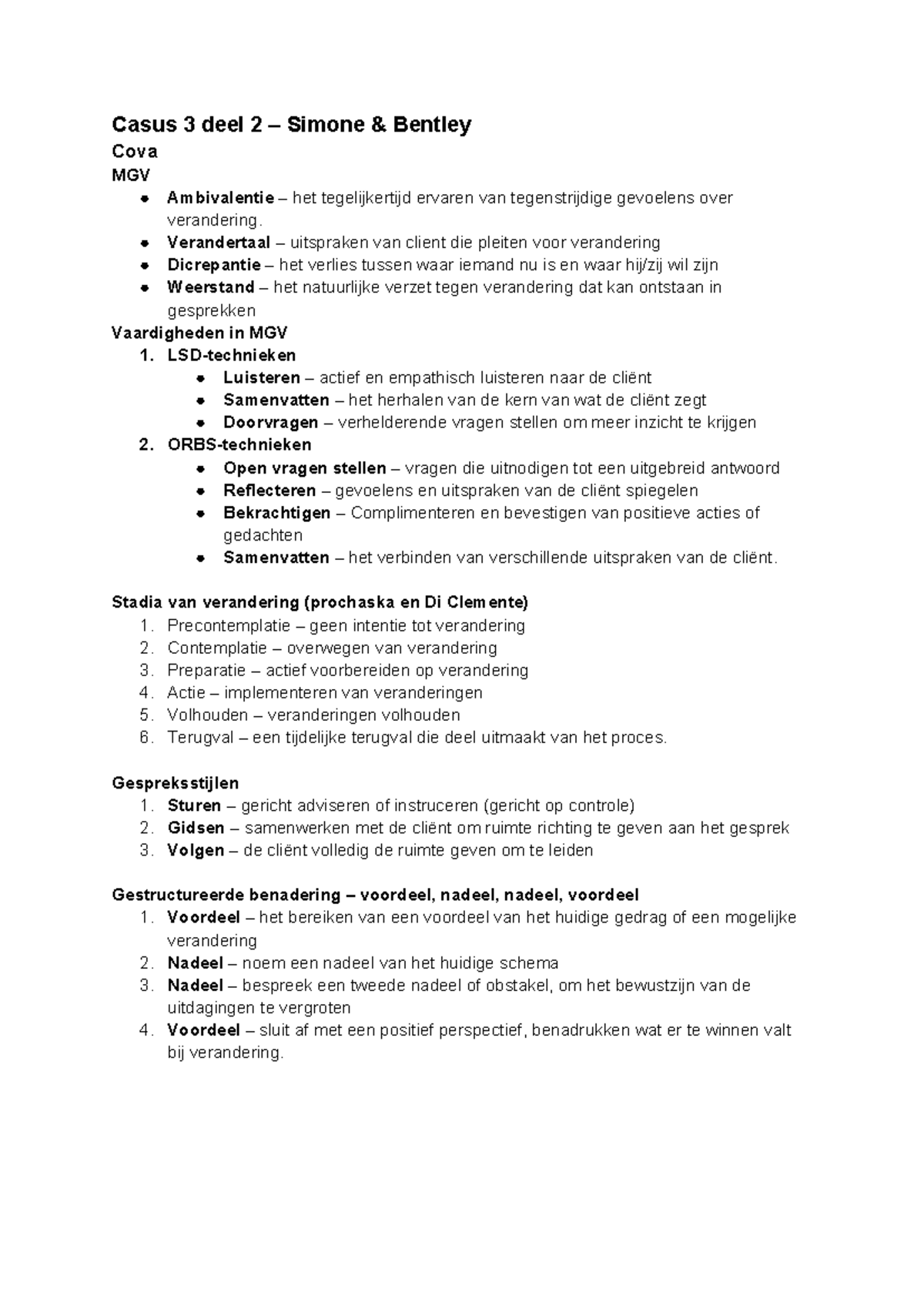 Casus 3 Deel 2: MGV en Orthostatische Hypotensie - Simone & Bentley ...