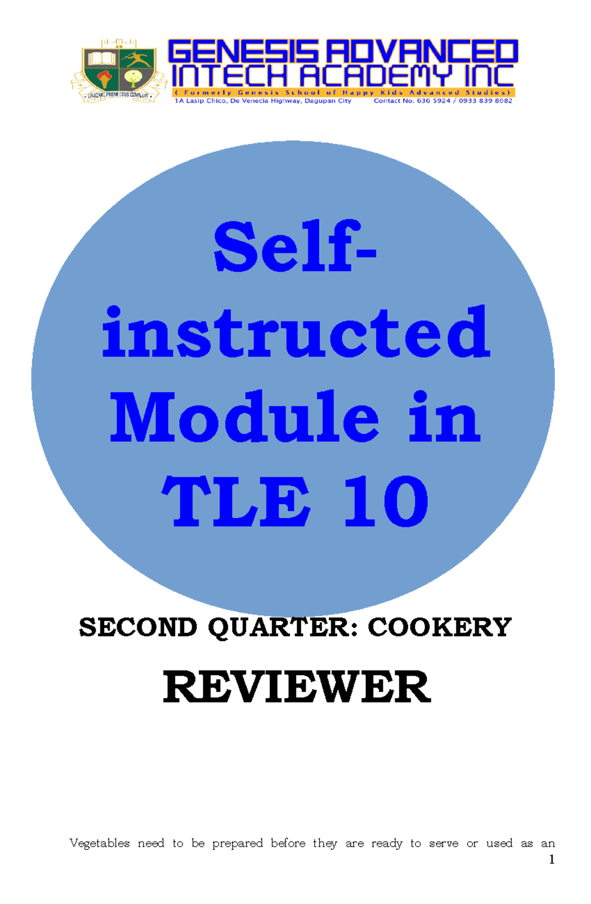 COOKERY 10 2nd Quarter Reviewer: Essential Techniques and Tips - Studocu