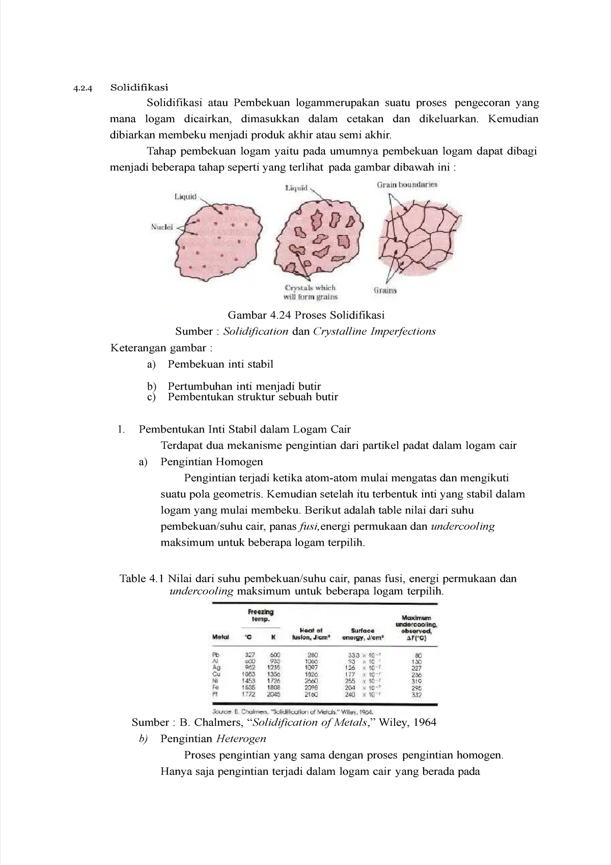 Solidifikasi Logam: Proses dan Penjelasan Teknik - 2019 - Studocu