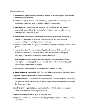 Chapter 5 Key Terms - Chapter 5 Key Terms angel investors Individual ...