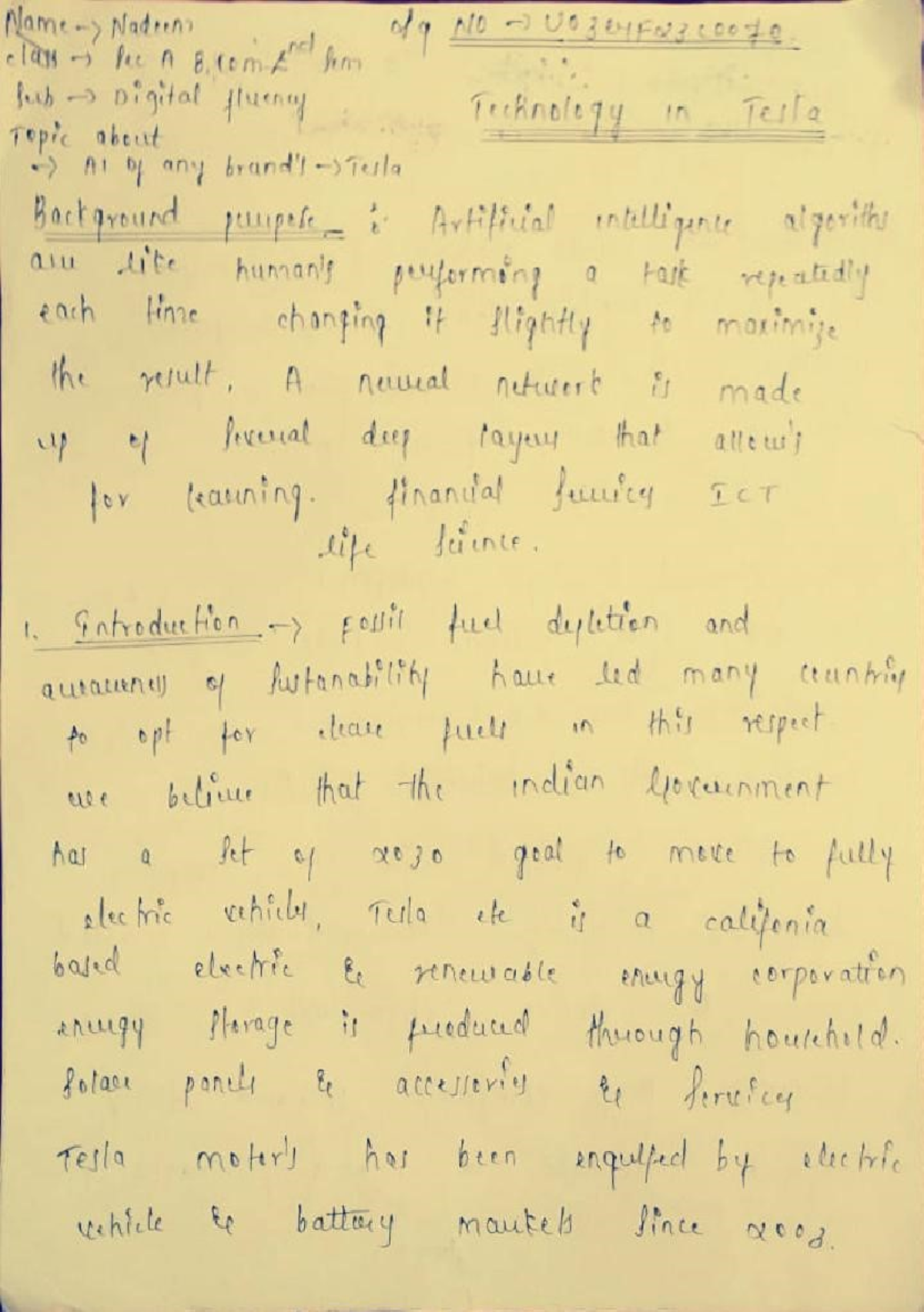 Case Study: Tesla's Electric Vehicle Innovation and AI Impact ...