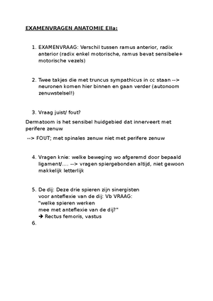 Woordenlijst Anatomie onderste lidmaten en romp - Woordenlijst Anatomie ...