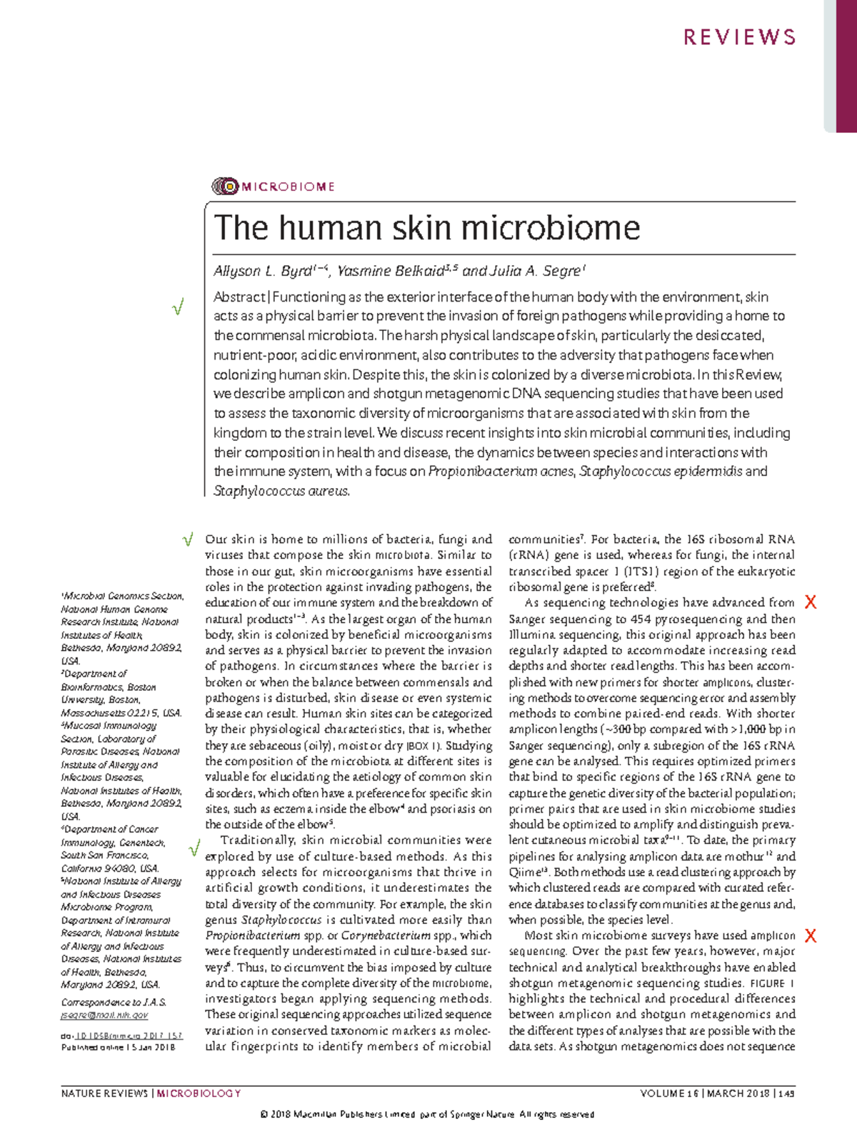 The Human Skin Microbiome: Insights into Health and Disease Dynamics ...