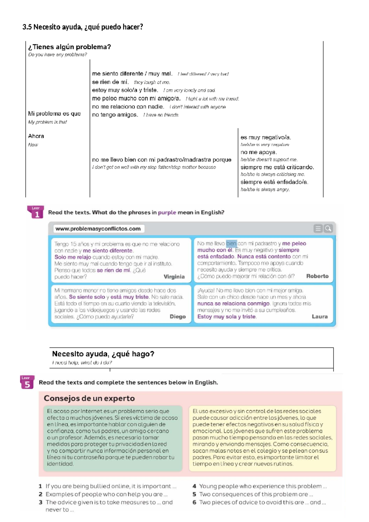 3.5 Student Handout: Understanding Social Issues and Online Bullying ...