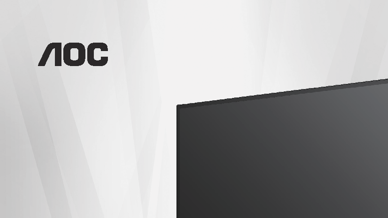 AOC LCD Monitor User Manual: Setup, Safety & Troubleshooting Guide ...
