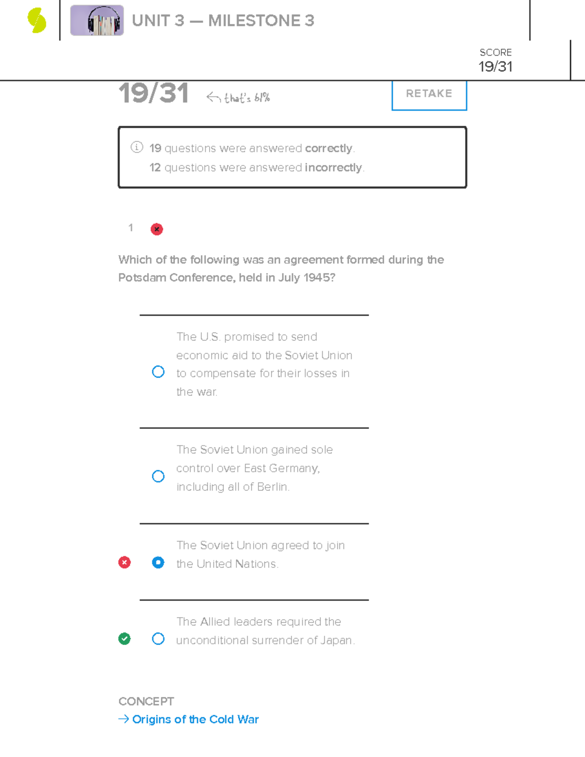 US Hist Milestone 3 Review - Cold War and Civil Rights Focus - Studocu