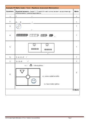 EFAL Term 3 Grade 1 Lesson Plan - GRADE 1 English First Additional ...
