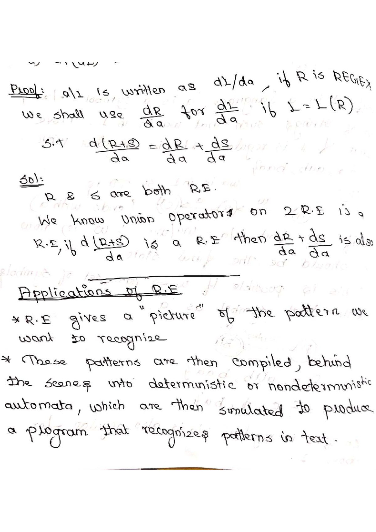 Mod 2: Applications of Regular Expressions in UNIX - Studocu
