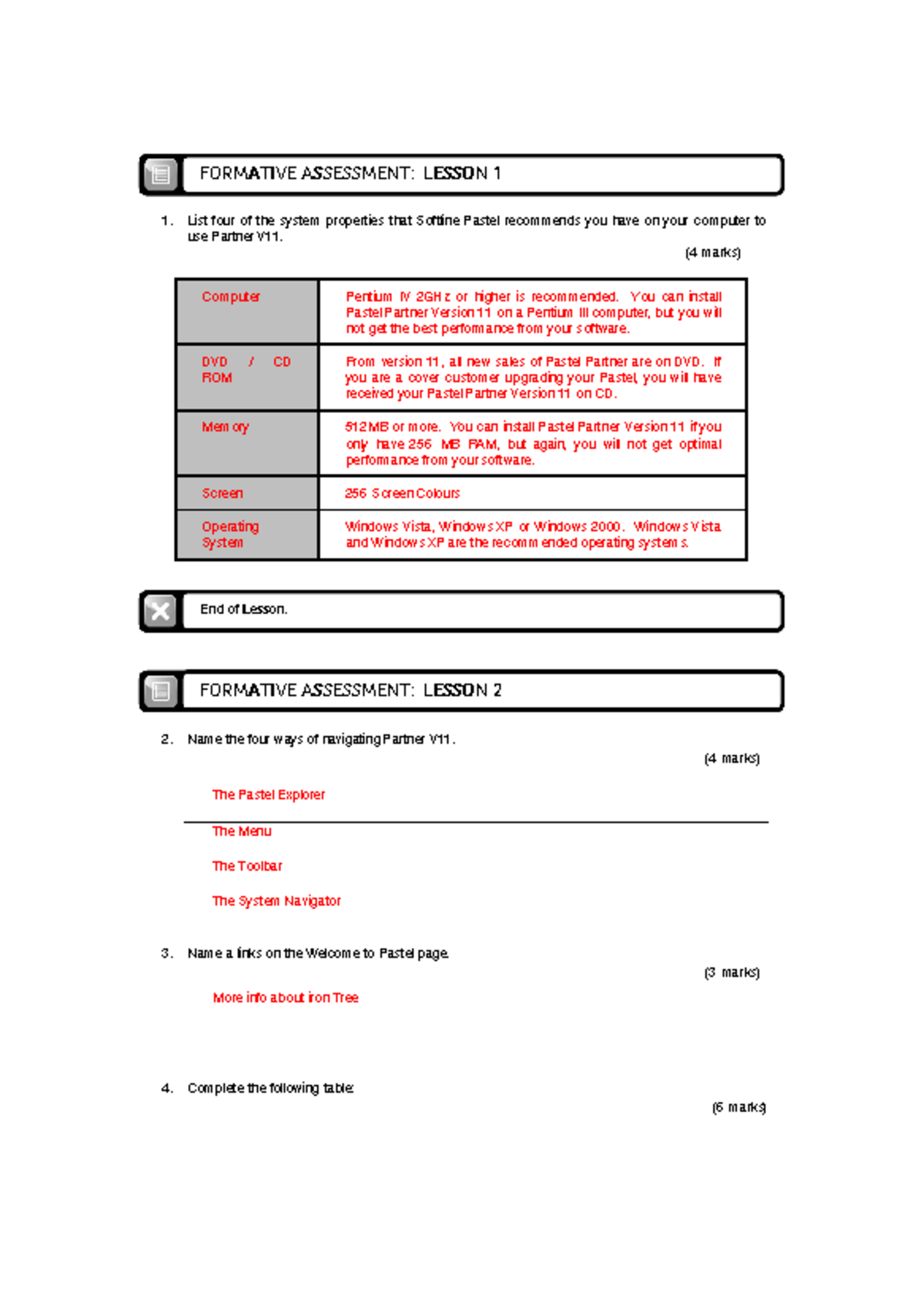 Pastel Partner V11 Manual Q&A Guide for Exam Preparation - Studocu