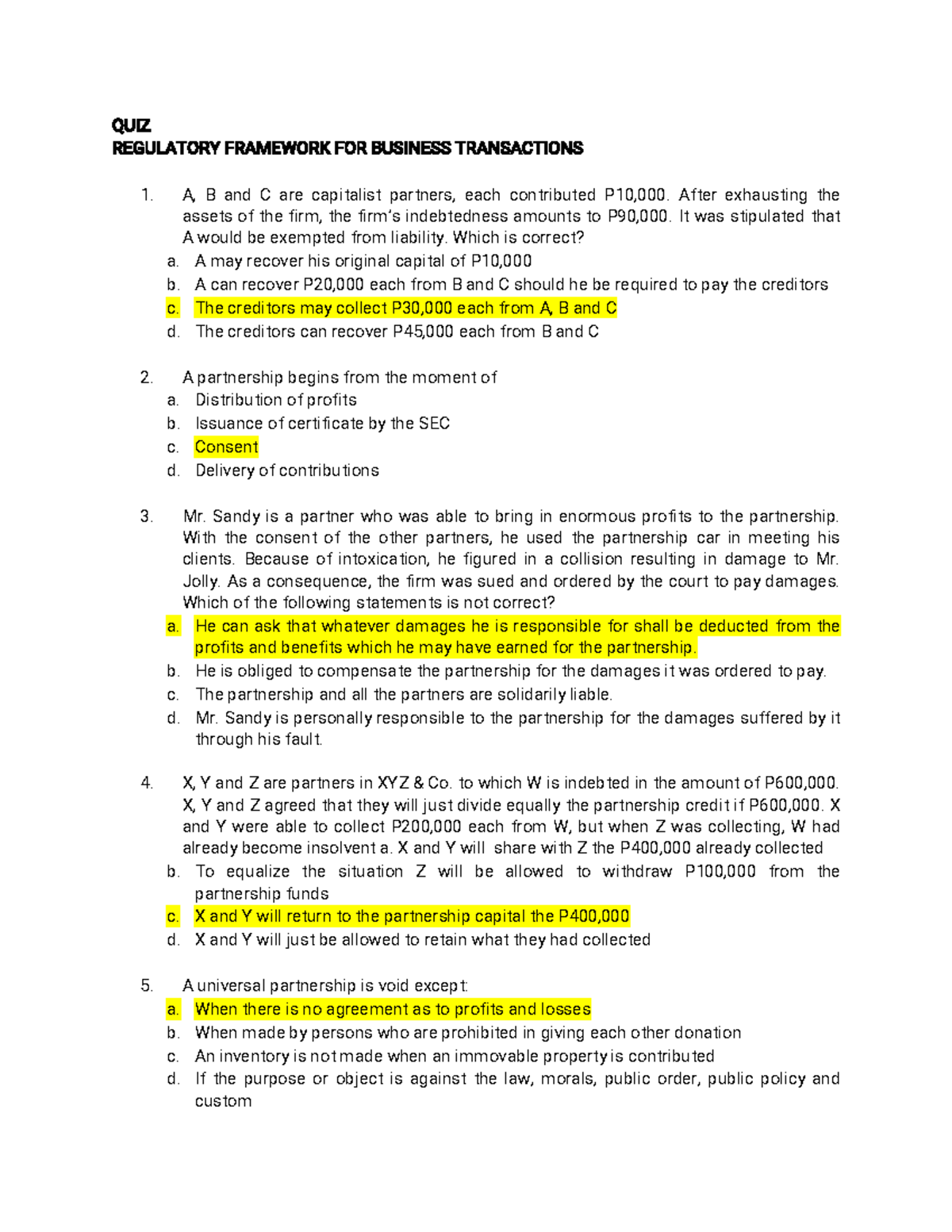 RFBT Quiz: Key Concepts and Practical Applications - Studocu