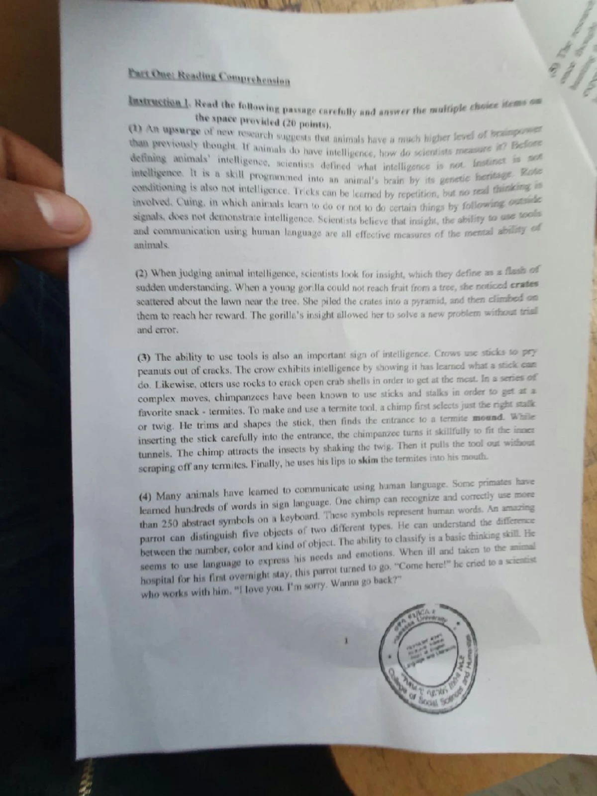 Communicative English Course Teacher Guide: Unit 1 on Study Skills ...