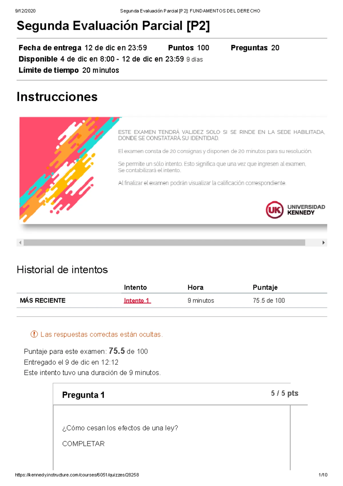 segundo parcial - Segunda Evaluación Parcial [P2] Fecha de entrega 12 ...