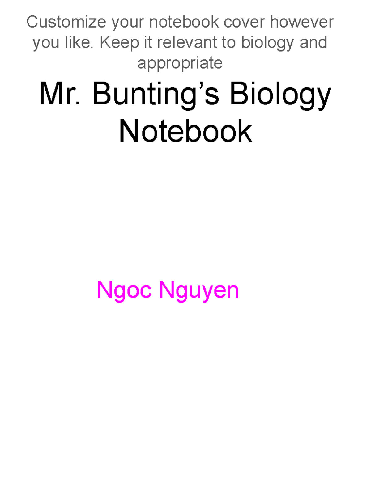 Biology Lecture Notes: Ecosystems, Cell Biology & Biochemical Cycles ...